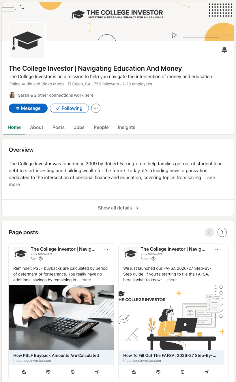 The College Investor on LinkedIn: Personal Finance News