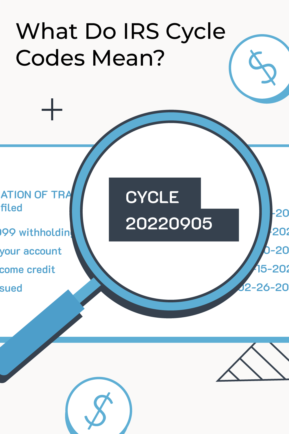 How To Read IRS Cycle Codes